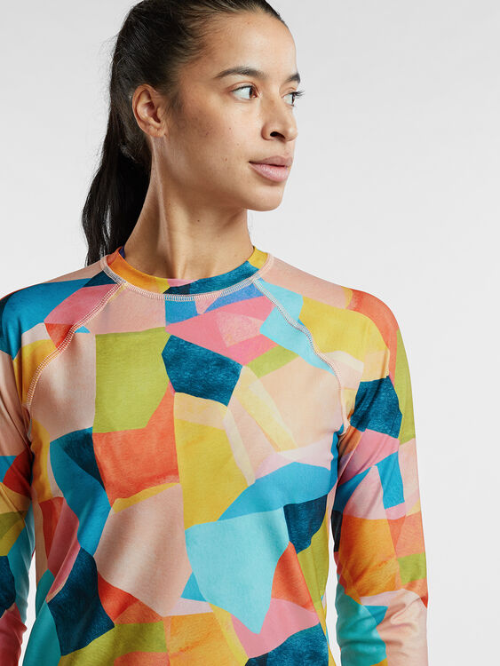 Long Sleeve Rash Guard Womens: Aquatic Life | Title Nine