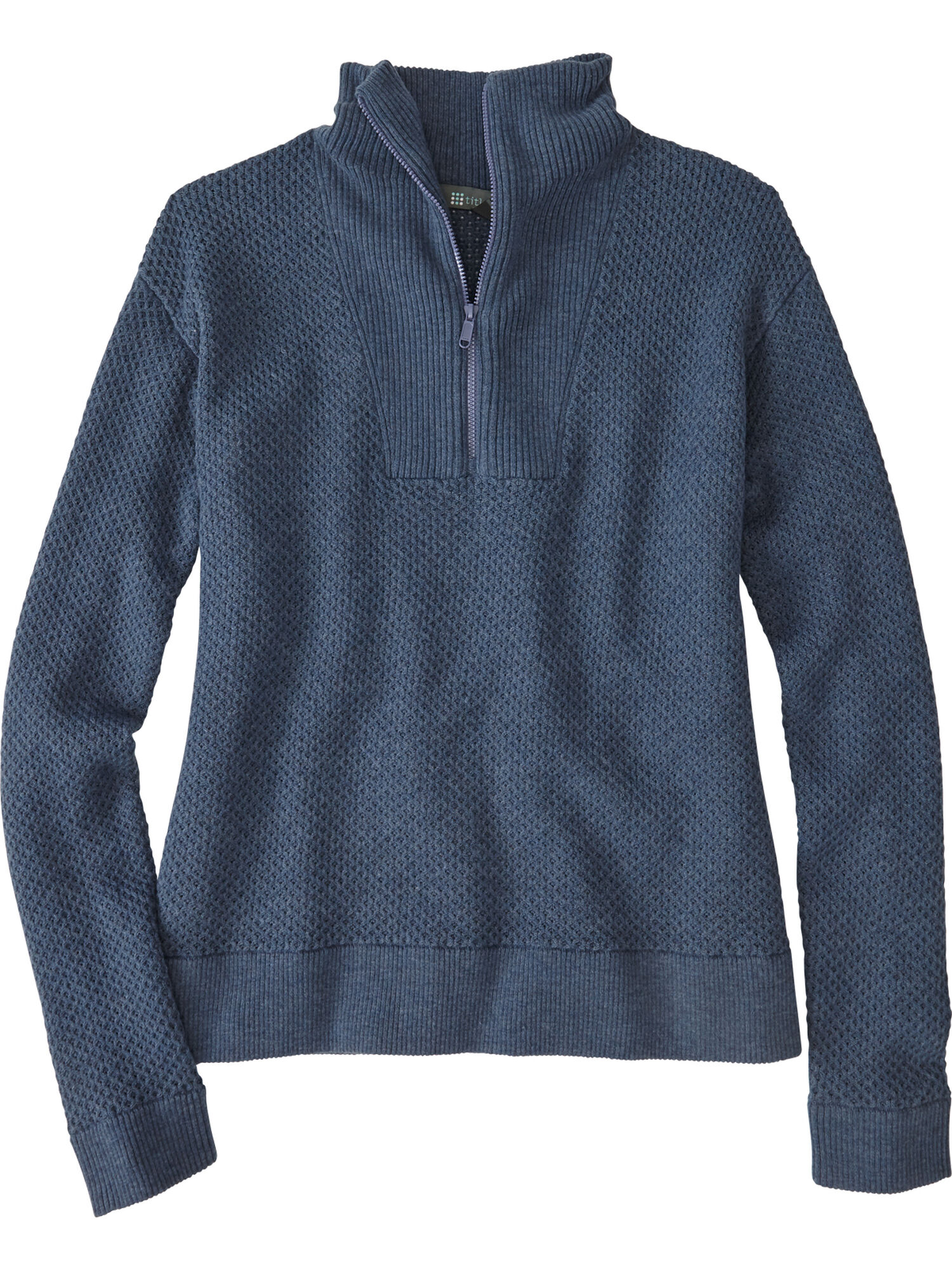 Women's 1/4 Zip Up Sweater: Woolicious Solid | Title Nine