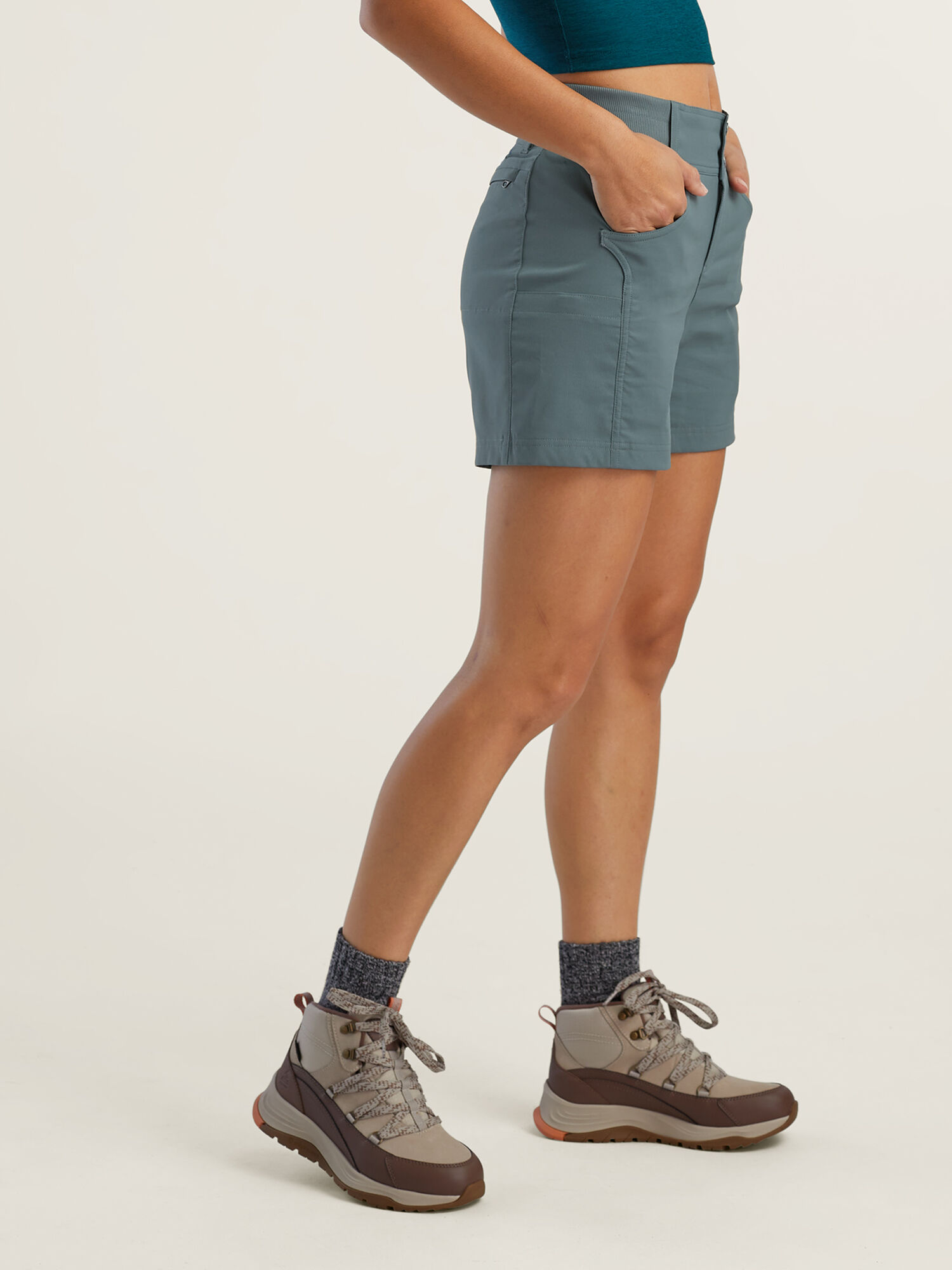 Womens Hiking Shorts: Recycled Clamber 5" inseam | Title Nine