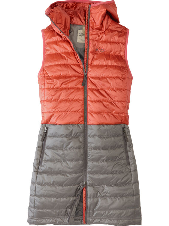 Women's Insulated Long Puffer Vest: Elsa | Title Nine