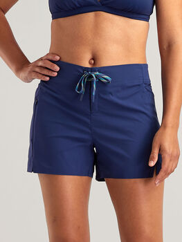 Women's Swim Shorts with Zipper Pockets