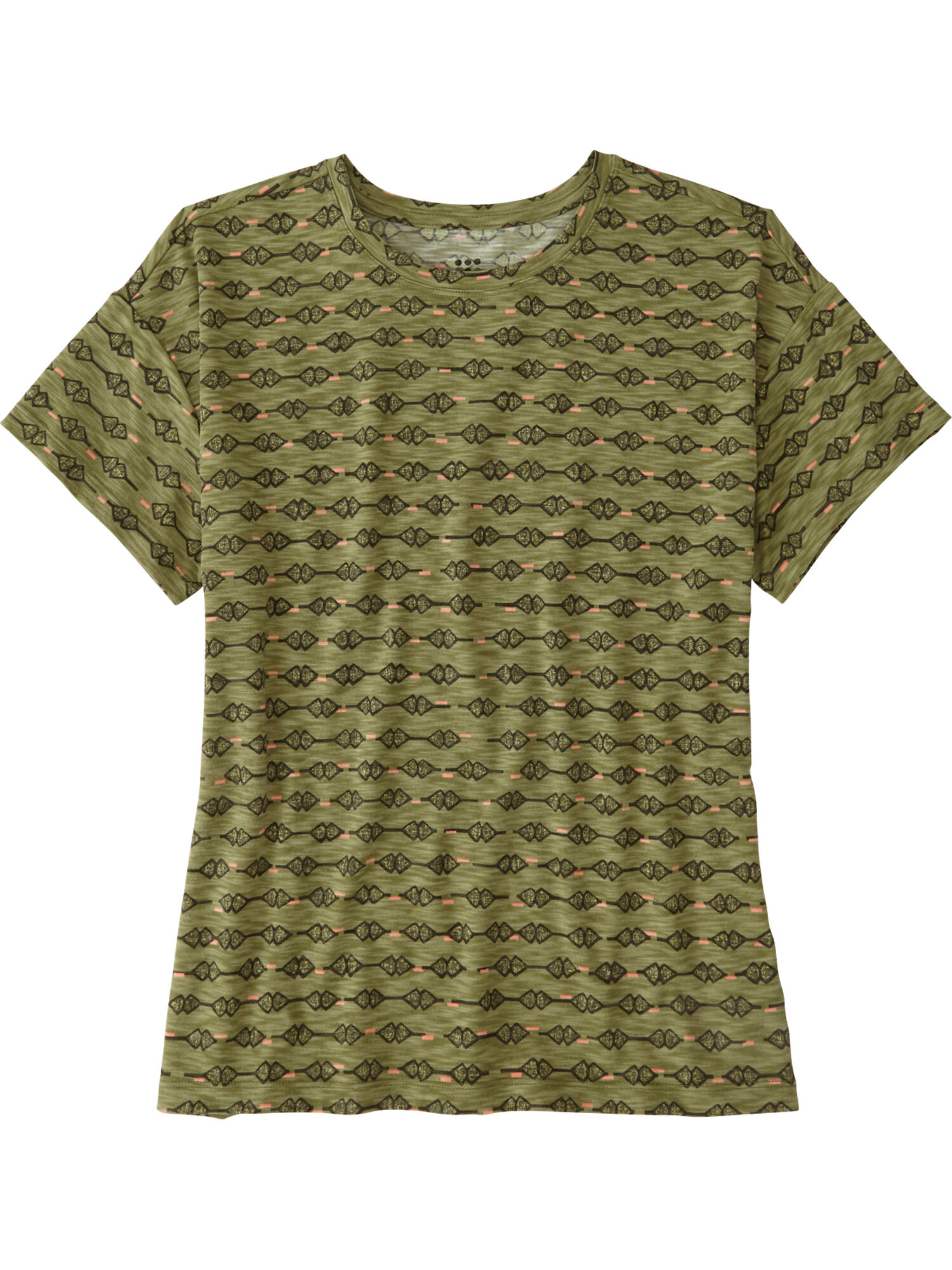 Women's Tee Shirt: Ravine - Triangular Notes