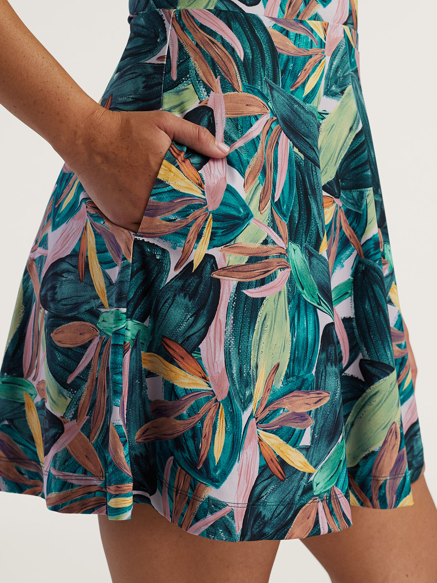 Built-in Bra Dress with Pockets: Surefire