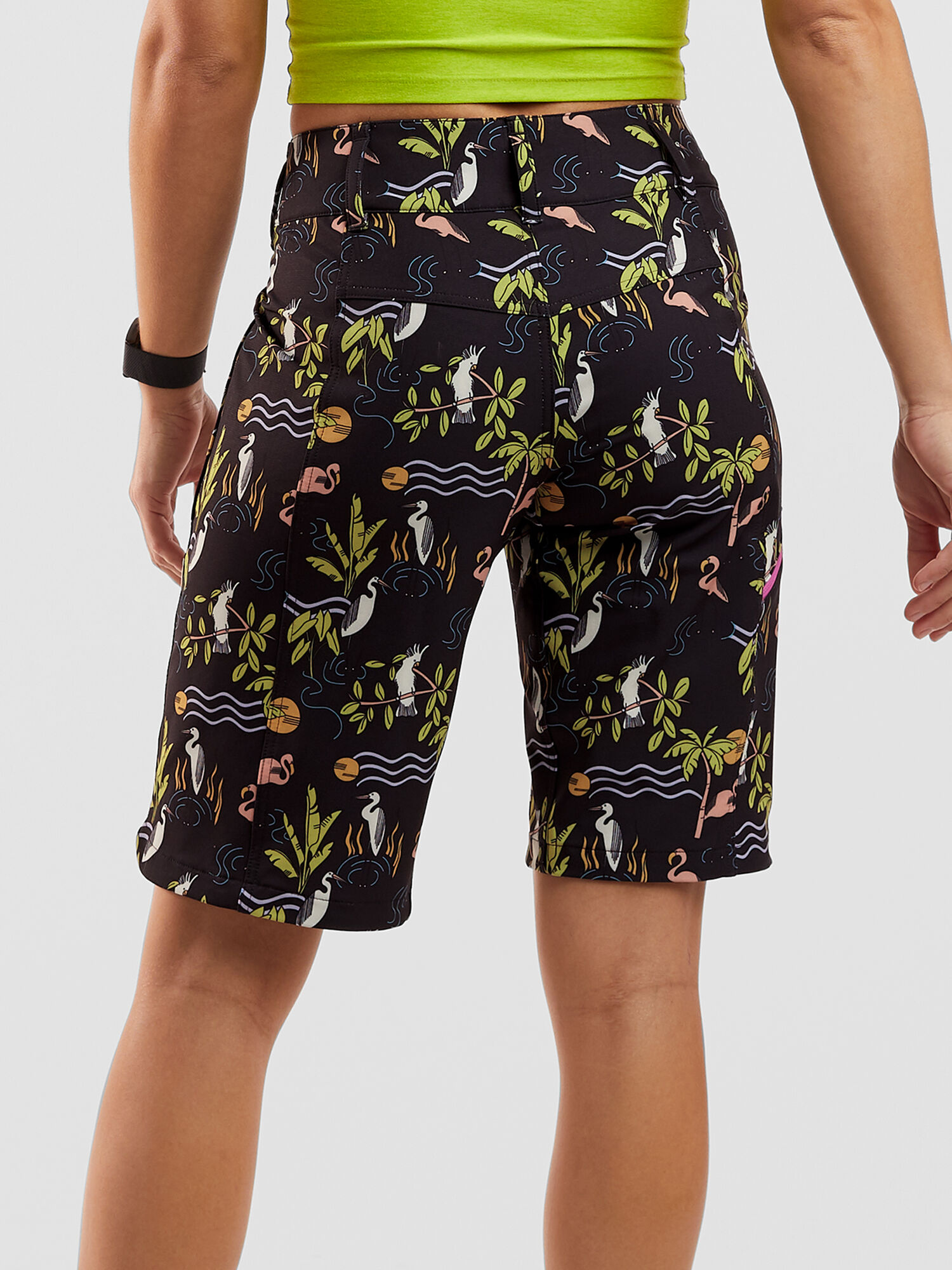 Womens Mountain Bike Shorts Gone Wild Rye | Title Nine