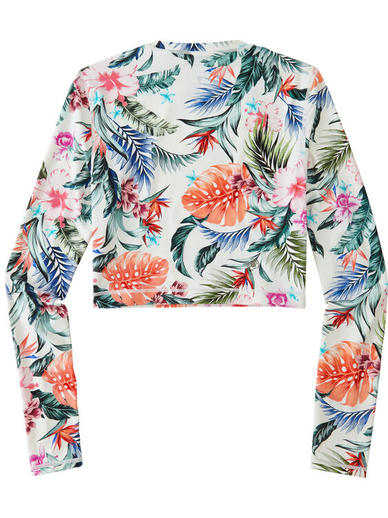 BloqUV Cropped Rash Guard - Print | Title Nine