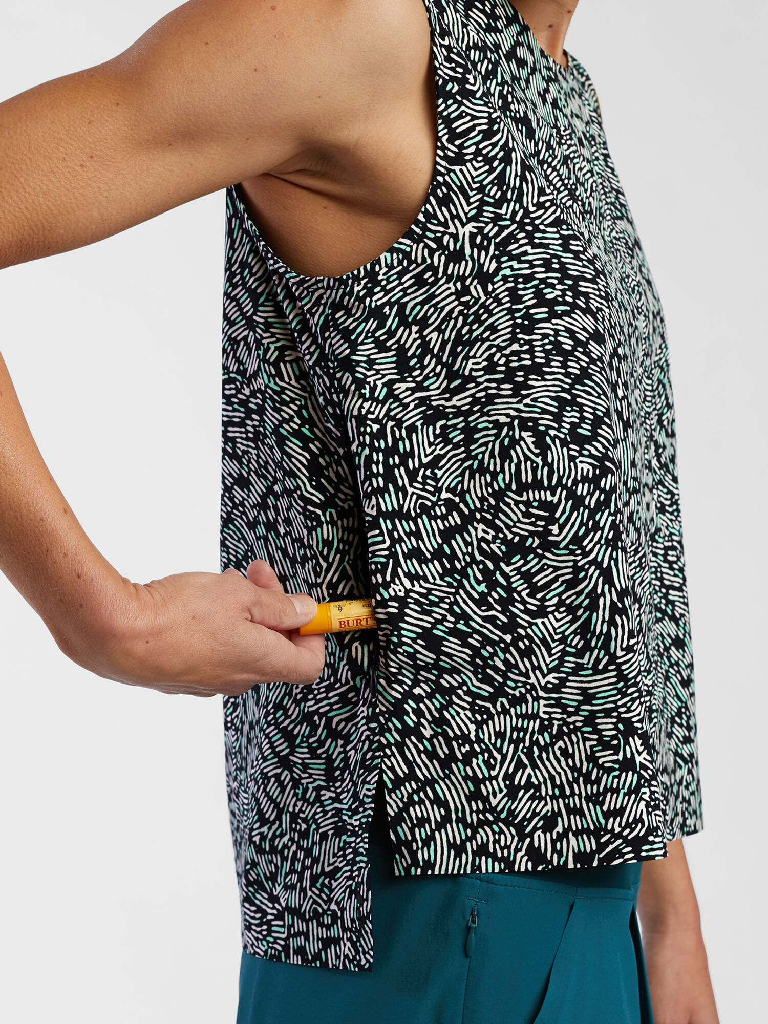Women's Pocket Tank Top: Round Trip Stonehenge