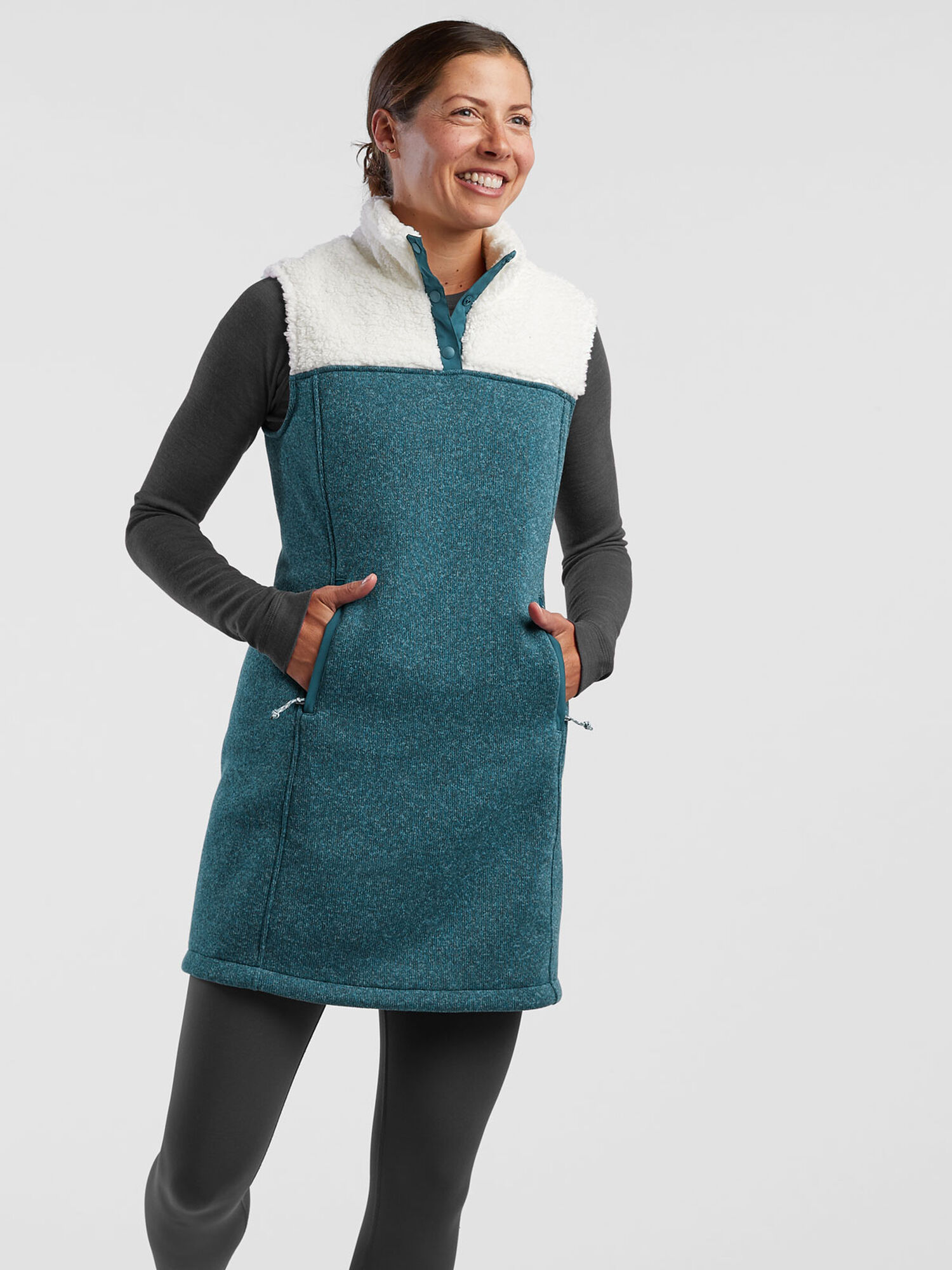 Dress Vest Fleece Callitrix | Title Nine