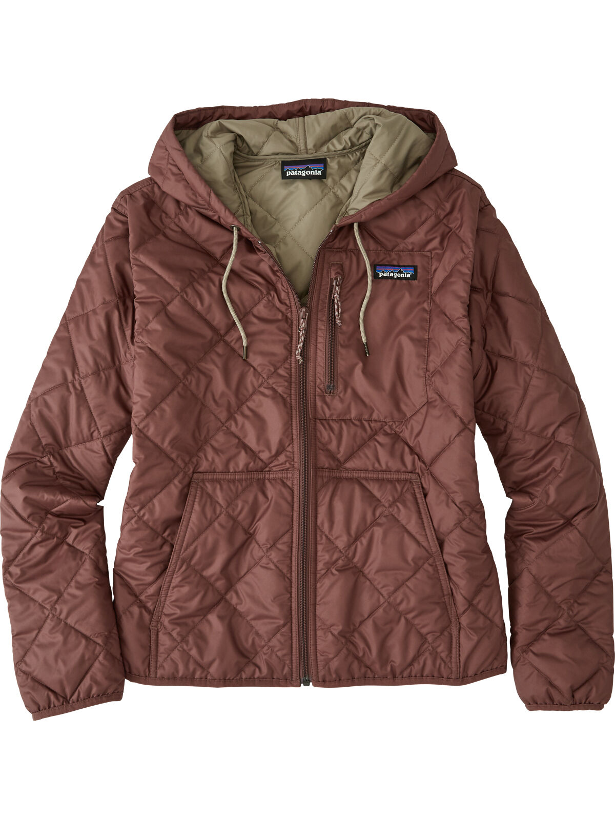 Patagonia Diamond Quilted Bomber Hoodie Jacket | Title Nine Patagonia Diamond Quilted Bomber Hoodie Jacket | Title Nine