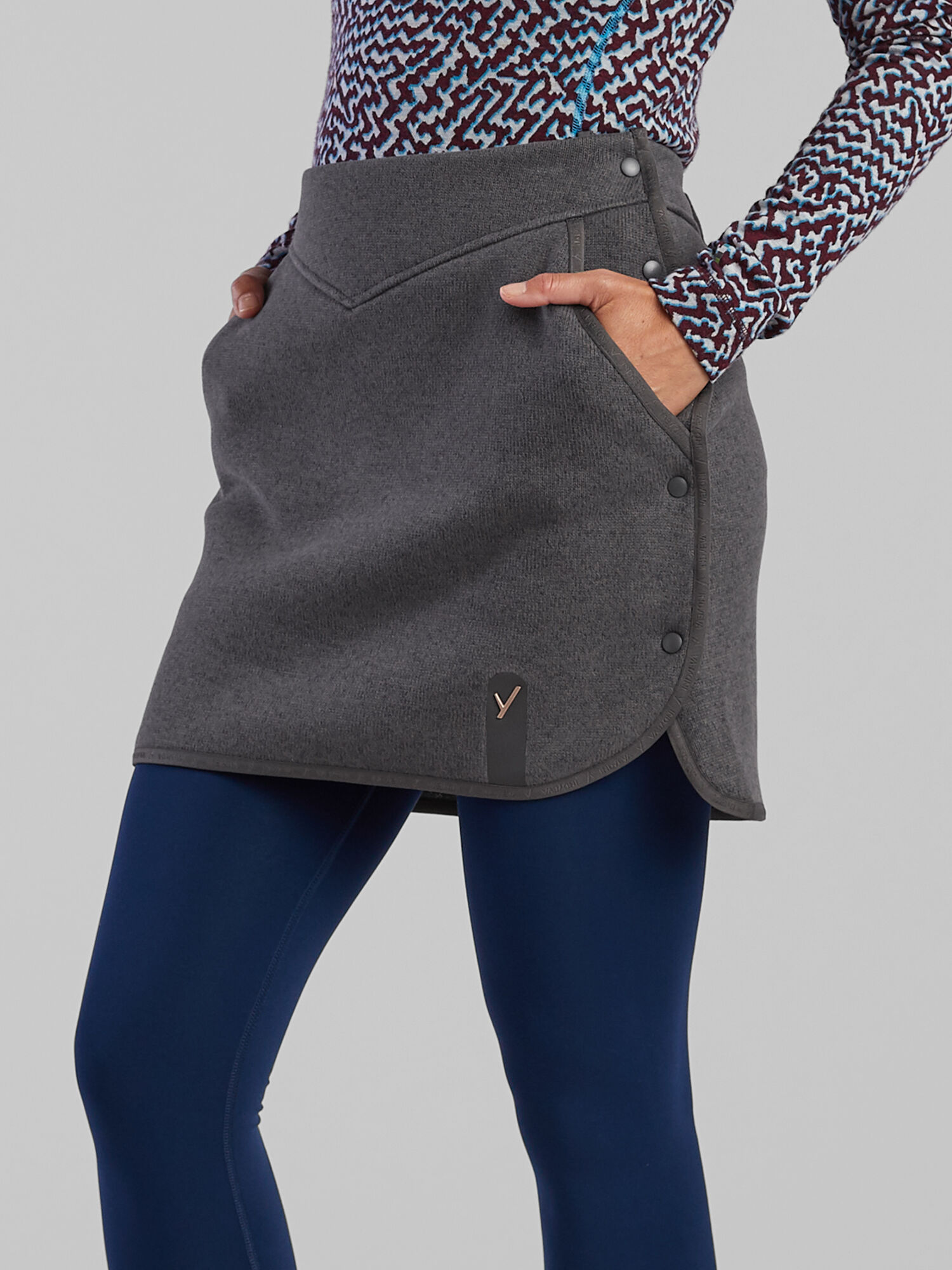 Indyeva Fleece Skirt: 25th Hour | Title Nine