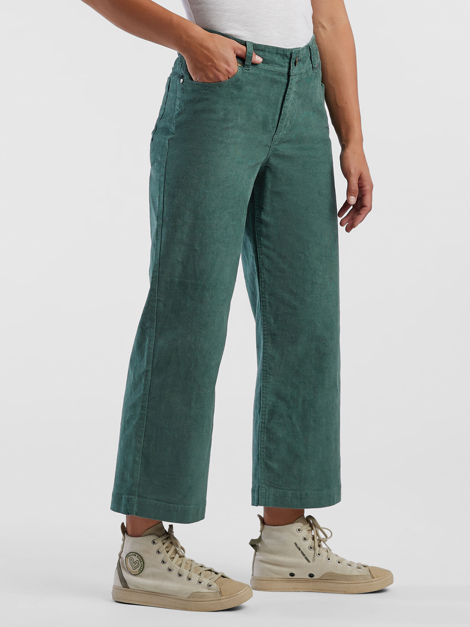 Toad & Co Miraculous Wide Crop Corduroy Pants | Title Nine