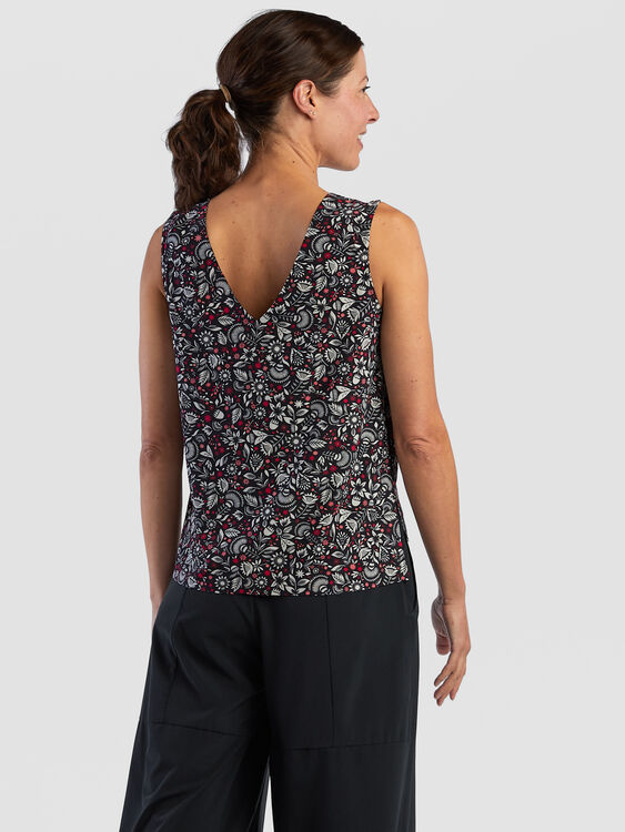 Women's Pocket Tank Top: Round Trip - Amara | Title Nine