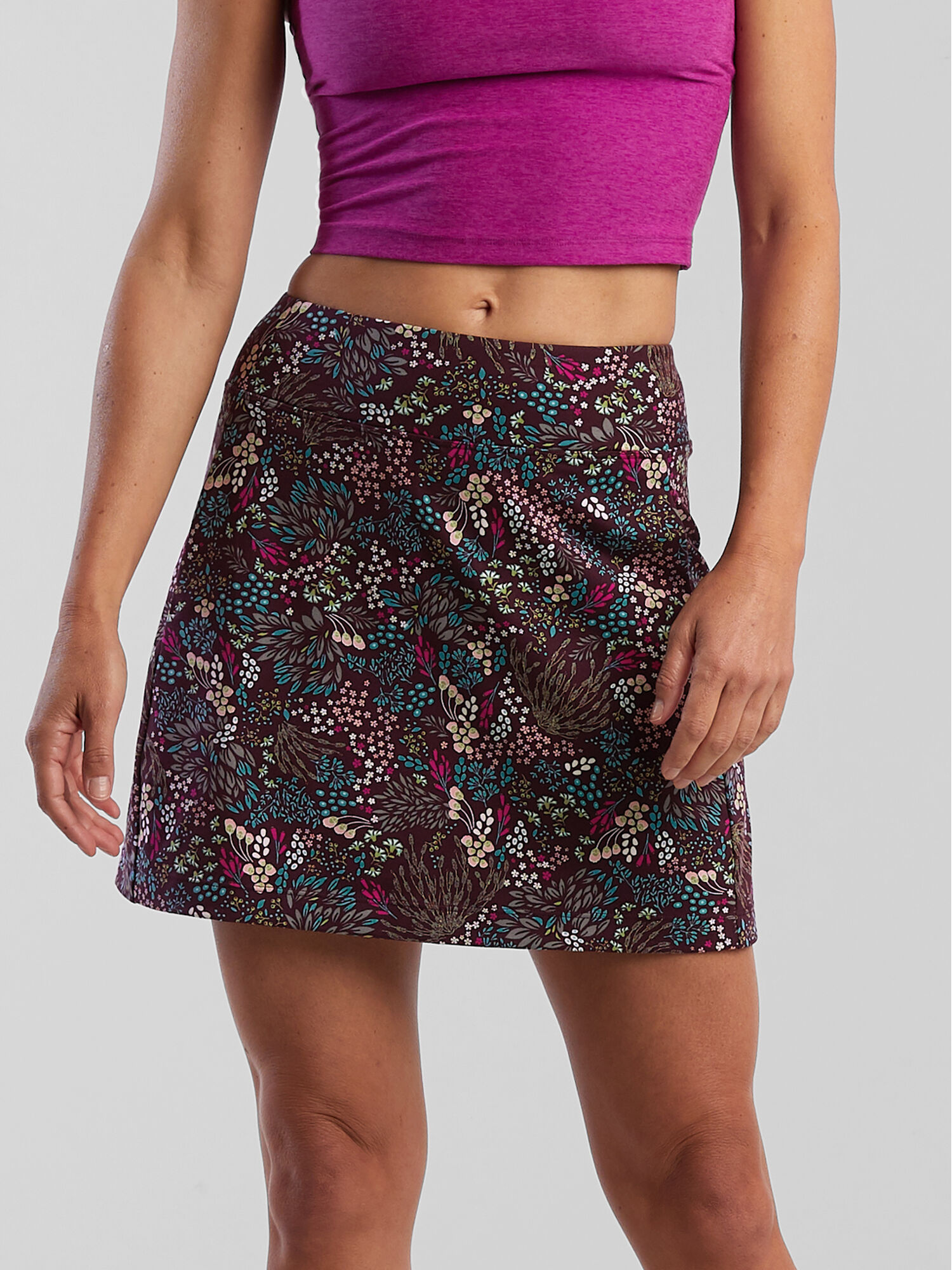 Skort with Pockets: Dream Swing - Giverny