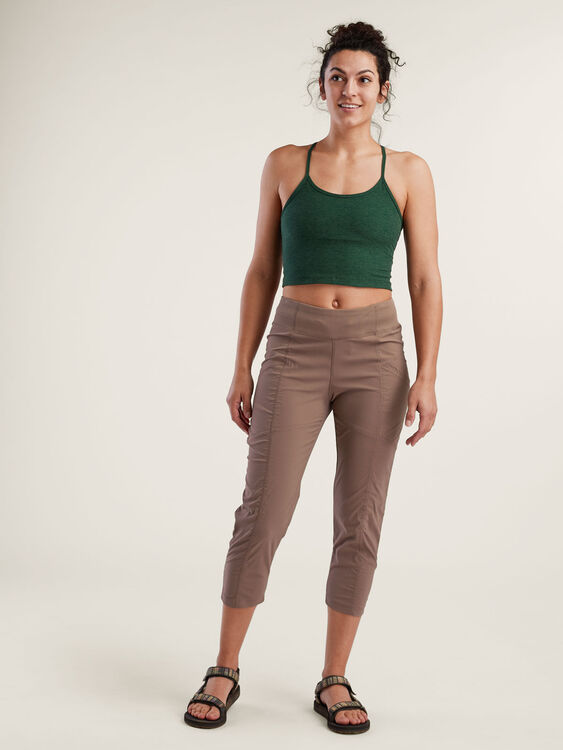 Prana Hiking Capris: Evergreen | Title Nine