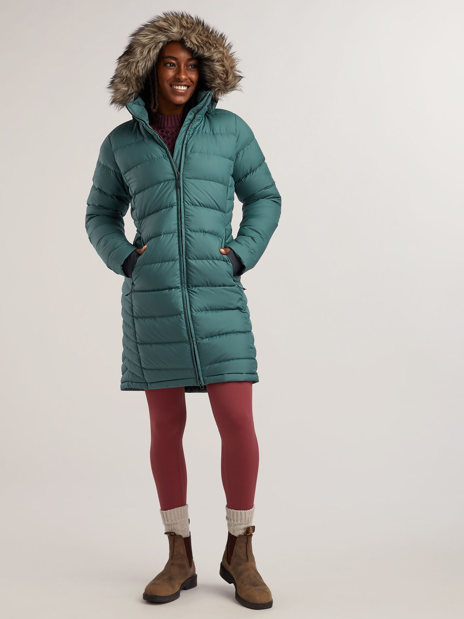 Long Puffer Jacket Business Class Parka | Title Nine