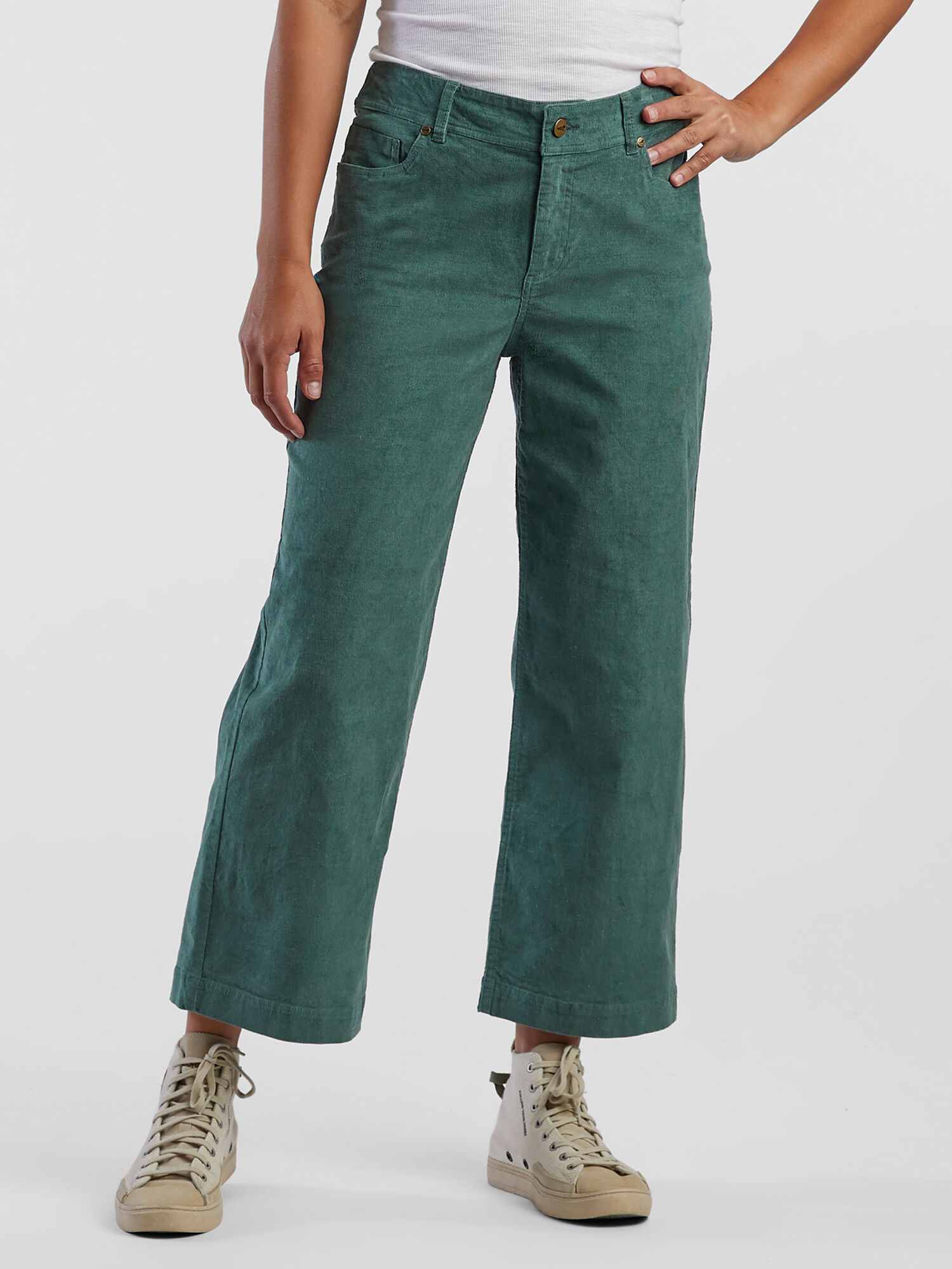Toad & Co Miraculous Wide Crop Corduroy Pants | Title Nine