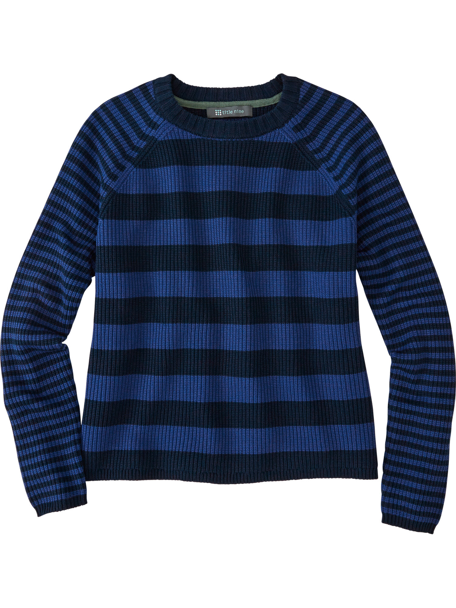 Women Offsite Seawool Crew Neck Sweater Stripe | Title Nine