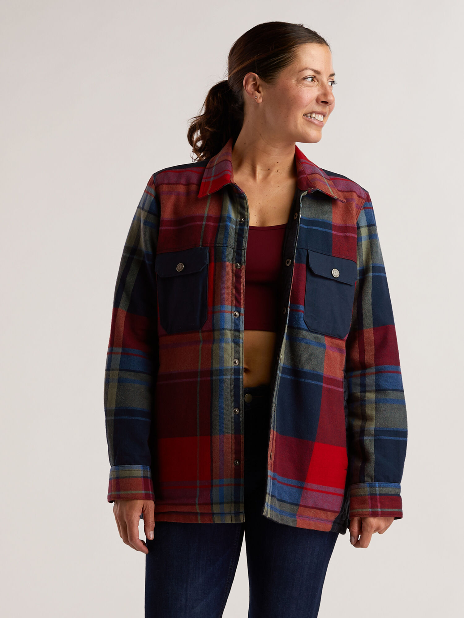 quilted workwear jacket