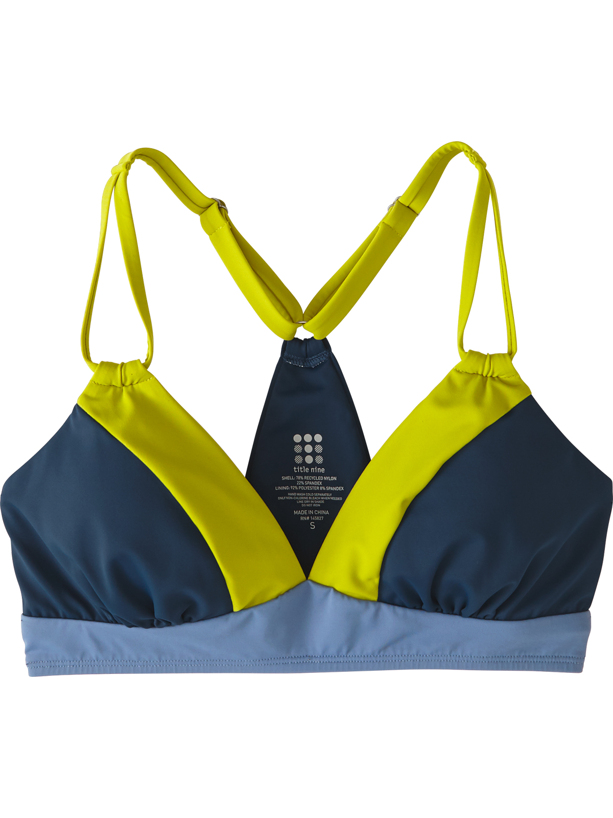 Colorblock Bikini Top Kuapapa | Title Nine