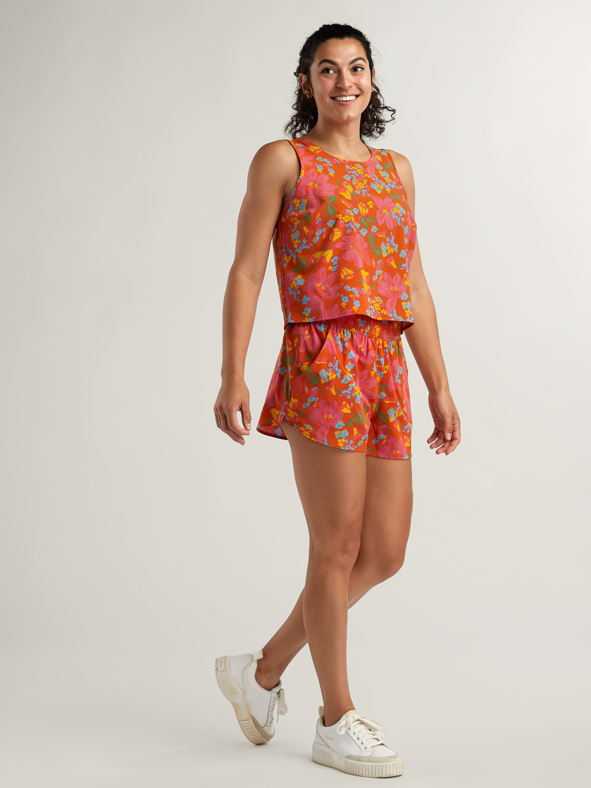 Women's Sunkissed Button Back Tank Top: Crusher