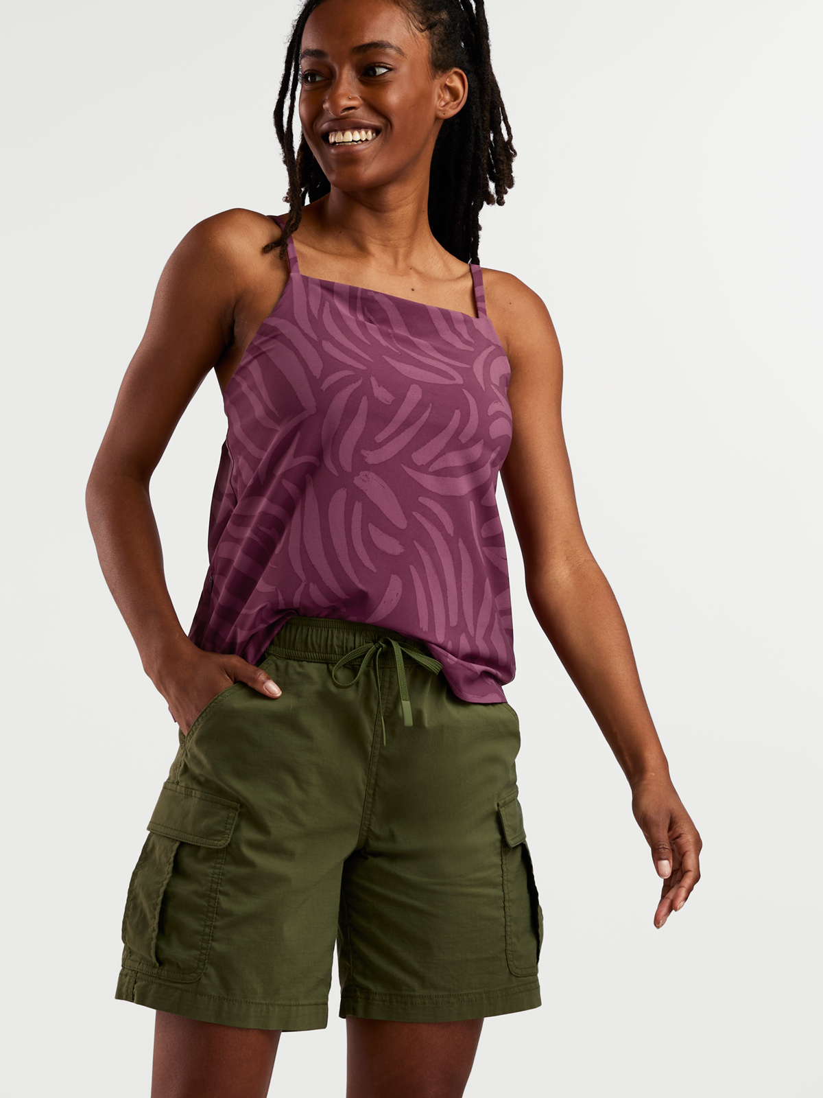 Women's Long Cargo Shorts | Title Nine
