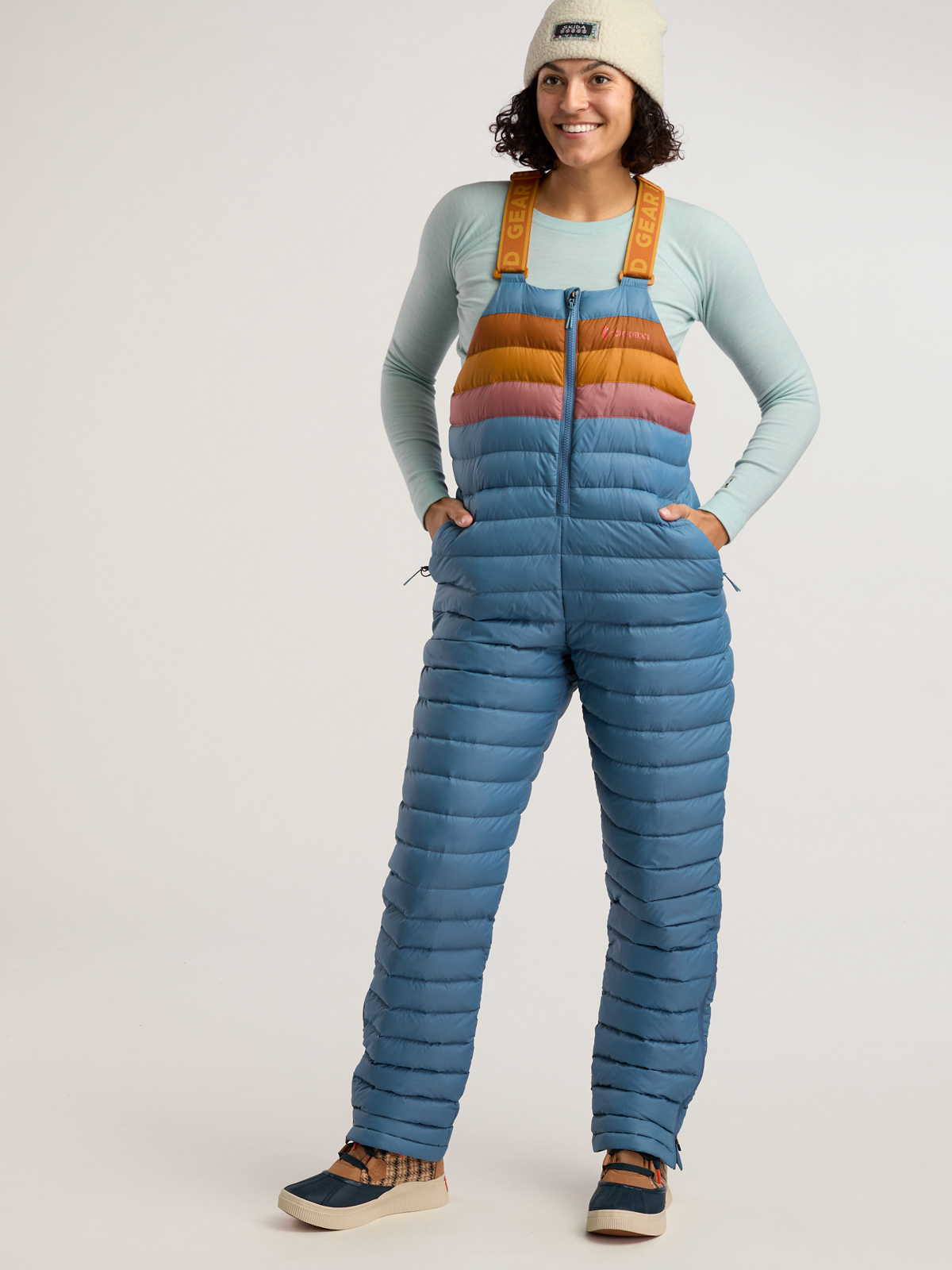 Women's Cotopaxi Down Overalls Fuego | Title Nine