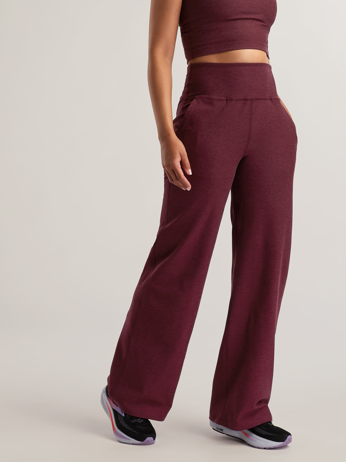 Beyond Yoga Women's Spacedye Laid Back Wide Leg Pants Outlet