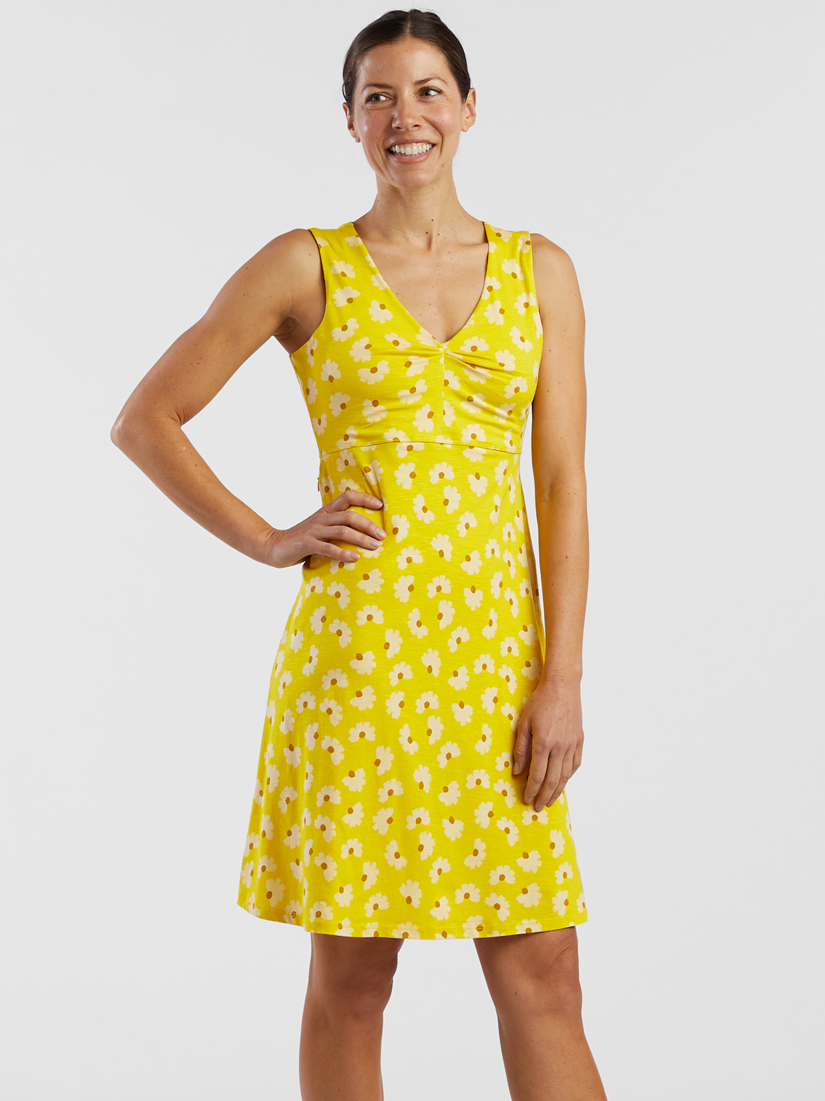 Toad & Co V Neck Sleeveless Dress: Amelia | Title Nine