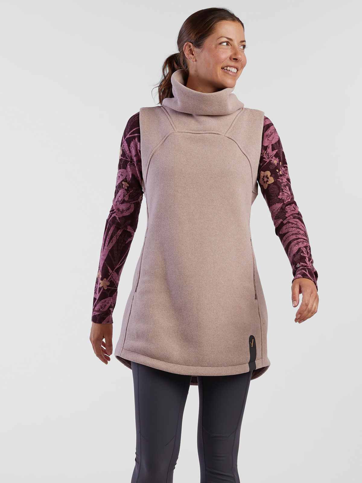 Indyeva Fleece Vest Tunic Dress: 25th Hour | Title Nine